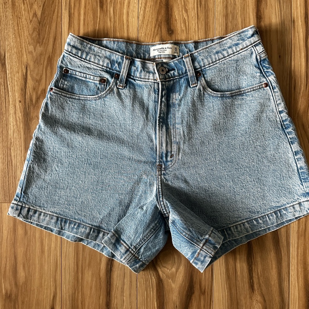 Abercrombie Curve Love High Rise Dad Short - Gem